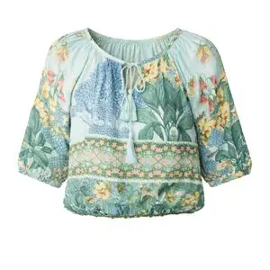 RAISHMA Tracy Viscose Shirt - Blue