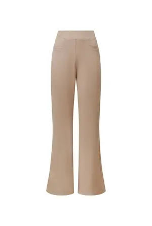 JAMES LAKELAND Taupe Bootleg Trousers - Brown