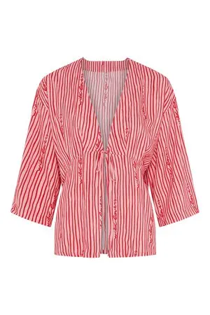 WILD LOVERS LONDON Flor Pyjama Kimono - Red