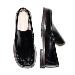MAFALDA Dorothy Patent Loafer - Black