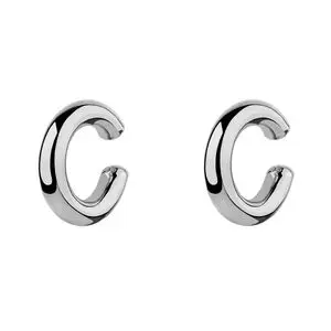 SPERO LONDON Chunky Sterling Ear Cuff No Piercing Pair - Silver