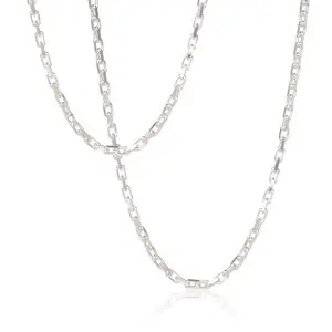 CARTOGRAPHY Beats Rectangular Chain In Sterling - Silver