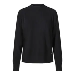 TIRILLM Aida Cashmere Raglan Pullover - Black