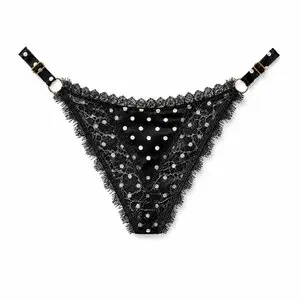 NOBLESSE OBLIGE Luna String Polka Dot - Black