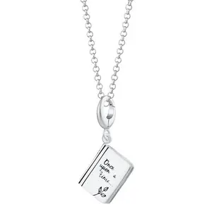 Lily Charmed Rhodium-plated Necklaces