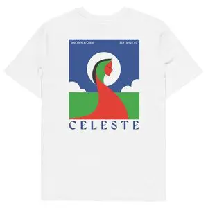 ANCHOR & CREW Three Celeste Editions Organic Cotton T-shirt - White