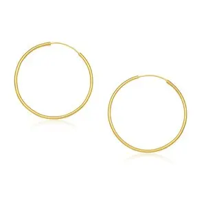 PREETI SANDHU Lunar Hoops Classic Hoops In 14k - Gold