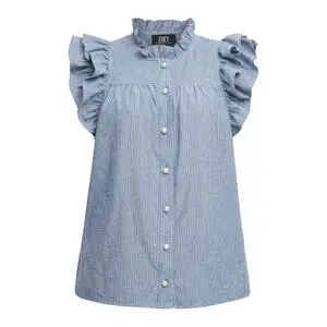 ZOEY Selma Top Stone Mix - Blue