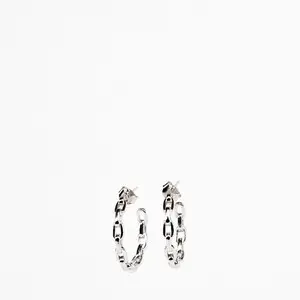ADDICTED2 Concordia Stud Chain Earrings - Silver