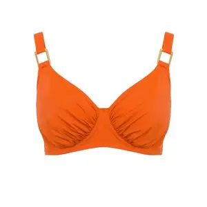 CORE SWIM Signature Full Cup Bikini Top - Orange