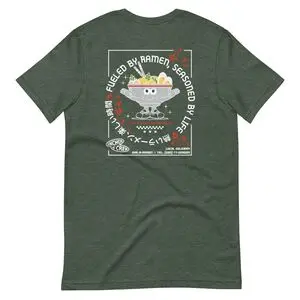ANCHOR & CREW Forest Ra House Dial-a-local Organic Cotton T-shirt - Green