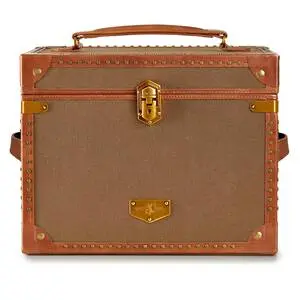 Wolf Ida Trunk Jewellery Box Khaki