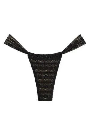 MONTCE Daisy Lace Sandra Bikini Bottom - Black