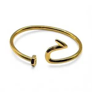 Jagged Halo Jewelry Yellow Gold Bracelets For Women
