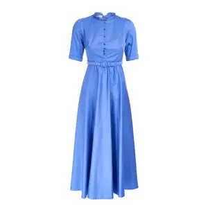 SOFIA TSERETELI Majestic Bliss Cotton Dress - Blue