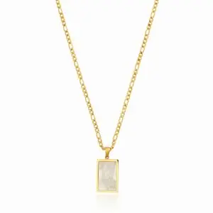 BERMUDA WATCH COMPANY Annie Apple Quinn Pearl Shell Pendant Necklace - Gold