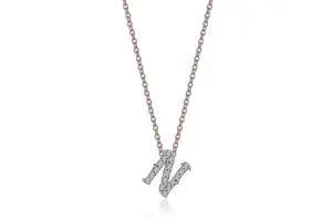 REIS JEWELLERY Mini Dia Letter - Gold