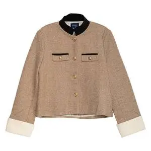TANTRA SPAIN SL Jacket With Front Pocket Detail - Brown