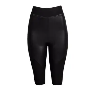 PALOMA LIRA Mesh & Vynil Bikers - Black