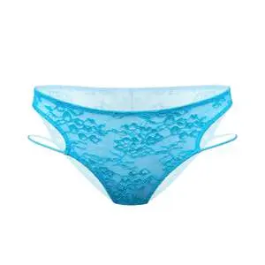 MONIQUE MORIN LINGERIE Amphitrite Low Rise Cheeky Panty Flame - Blue