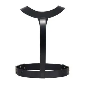 HAUTE CUIR Nile Leather Harness - Black
