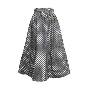 FROCK TALES Charcoal Polka Dot Sovereign Skirt With Pockets - Grey