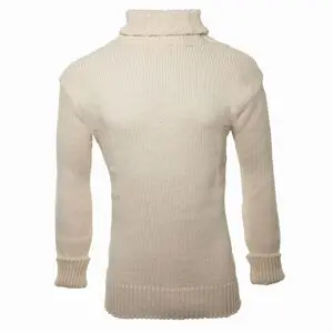 ARTHUR BEALE Neutrals / Oiled Wool Beerenberg Pullover Ecru - White