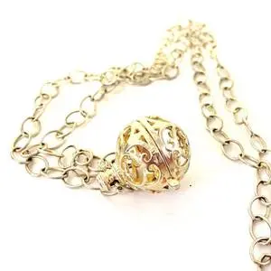 AMY DELSON JEWELRY Gracie Sterling Gem Locket Necklace - Silver