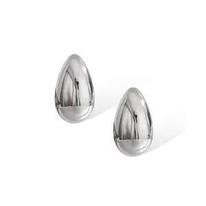 RETRO CHIC Drop Earrings - Silver