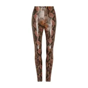 Commando Faux Leather Control Smoothing Legging, Tawny Python Slg50