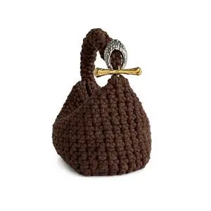 ISKRA Gigi Clasp Bag - Brown