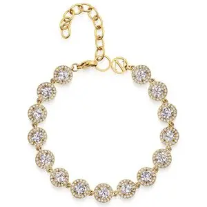 NIALAYA JEWELRY Gemstone Link Bracelet - Gold