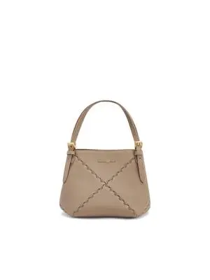 ORANGE CUBE Dusk Mosaic Mini Tote Beige - Brown