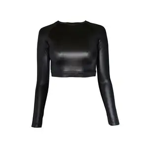 TOUCH BY ADRIANA CAROLINA Long Sleeve Crop Top