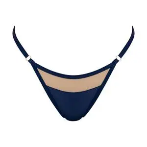 IVY SWIMWEAR Bianca In Navy Lace Bottoms - Blue