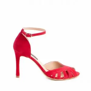 THE 5TH ELEMENT Rendez-vous Sandals In Suede - Red