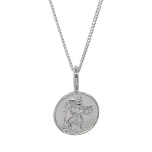 KATIE MULLALLY St Christopher Necklace - Silver
