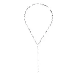 EDGE ONLY Oval Link Necklace 60cm Sterling - Silver