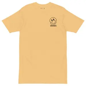 ANCHOR & CREW X Gustatory "have A Nice Day" Embroidered Cotton T-shirt - Yellow