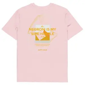 ANCHOR & CREW Organic Cotton T-shirt With Graphic Print - Pink