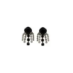 VICKISARGE Neutrals / Black / Silver The Black Sparkler In Platinum - Black/silver
