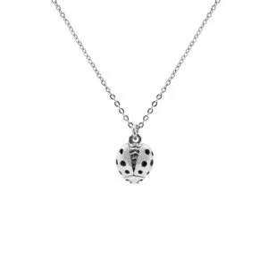LEE RENEE Ladybird Necklace – -wings Open Silver