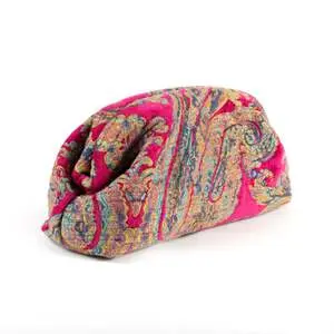 SJW BAGS LONDON Serai Paisley Clutch - Pink