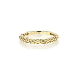 REIS JEWELLERY Wicker Thin Ring Yellow - Gold