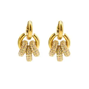 VICKY&NICO Sphere Harmony Trio Earrings - Gold