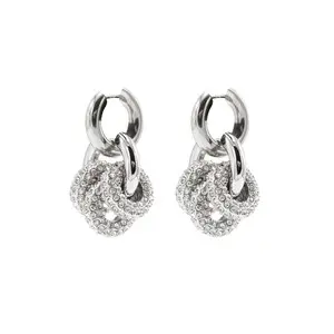 VICKY&NICO Sphere Harmony Trio Earrings - Silver