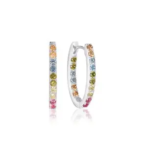 SIF JAKOBS JEWELLERY Earrings Ellisse Multi Piccolo - Silver