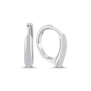 Mishka Simple Edge Hoop Earrings
