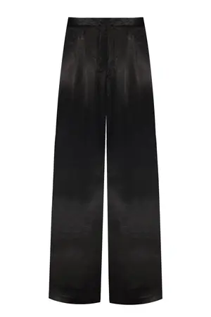 NO'DESIGN Satin Palazzo Pants - Black