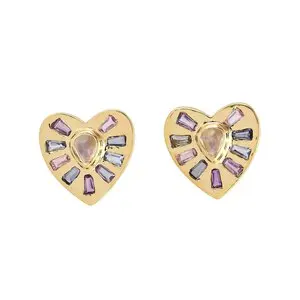 Artisan Heart Shaped Earrings
